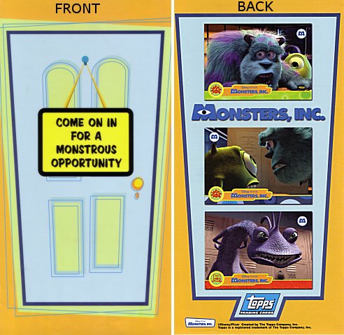 Monsters University Trading Cards
